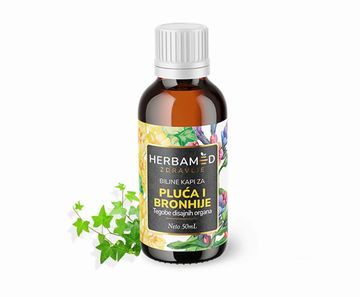 Herbamed kapi za pluća i bronhije 50ml - Biljna apoteka Aromatica Sarajevo