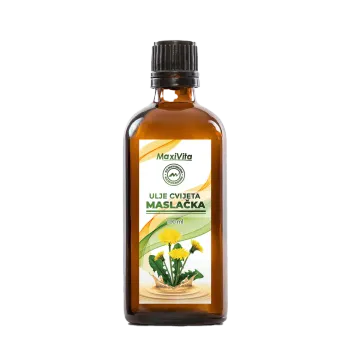 Maxivita ulje cvijeta maslačka 100ml - Biljna apoteka Aromatica Sarajevo