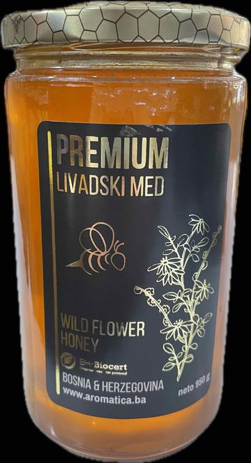 Premium Livadski med 950g - Biljna apoteka Aromatica Sarajevo
